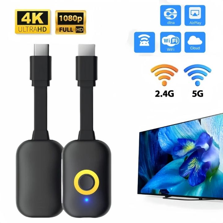 4K TV Stick HDMI-Compatible Video Receiver Screen Mirroring Wireless 2 ...