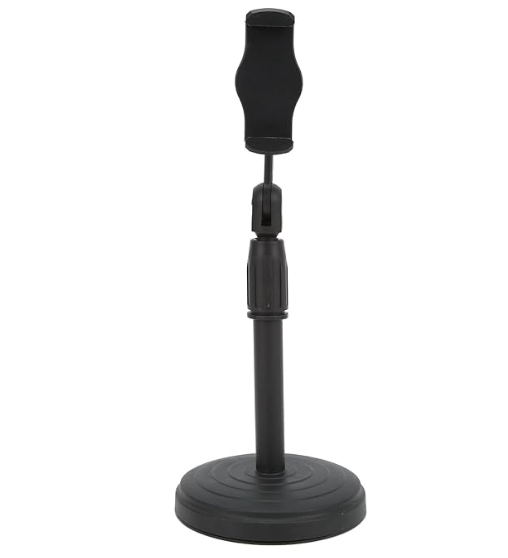 Desktop Mobile Phone Holder Stand 360 Rotate for Live Streaming Shoot ...