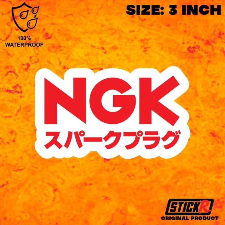 NGK sticker Waterproof sticker StickR | Daraz.com.bd