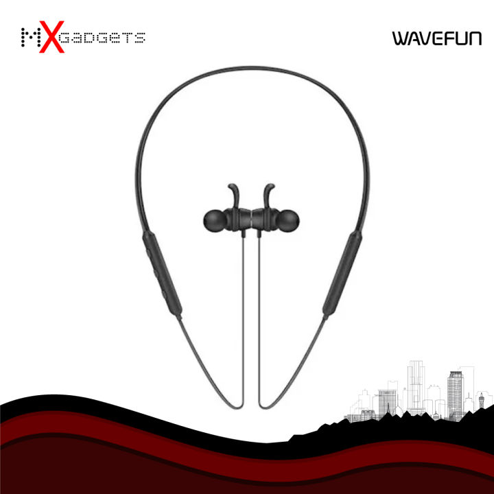 Wavefun Flex Pro 2024 Quick Charging Neckband Bluetooth Headphones V5.3 ...