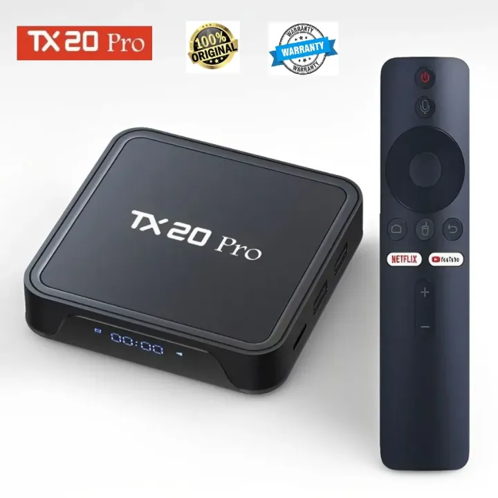 TX20 Pro 12K Ultra HD Smart Android TV Box with 16GB RAM 256GB Storage ...