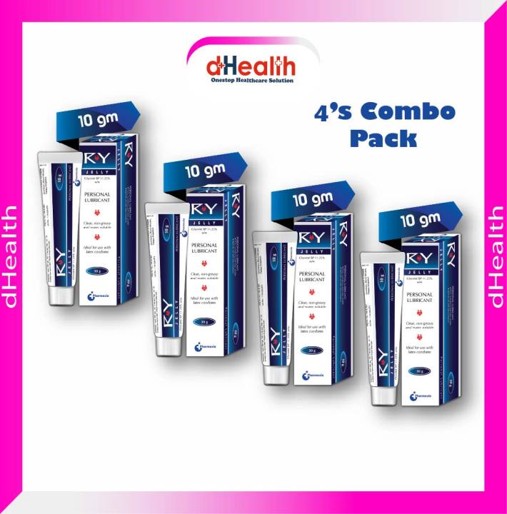 RY Jelly 10g Personal lubricant 4 pcs Combo (same work like KY Jelly ...