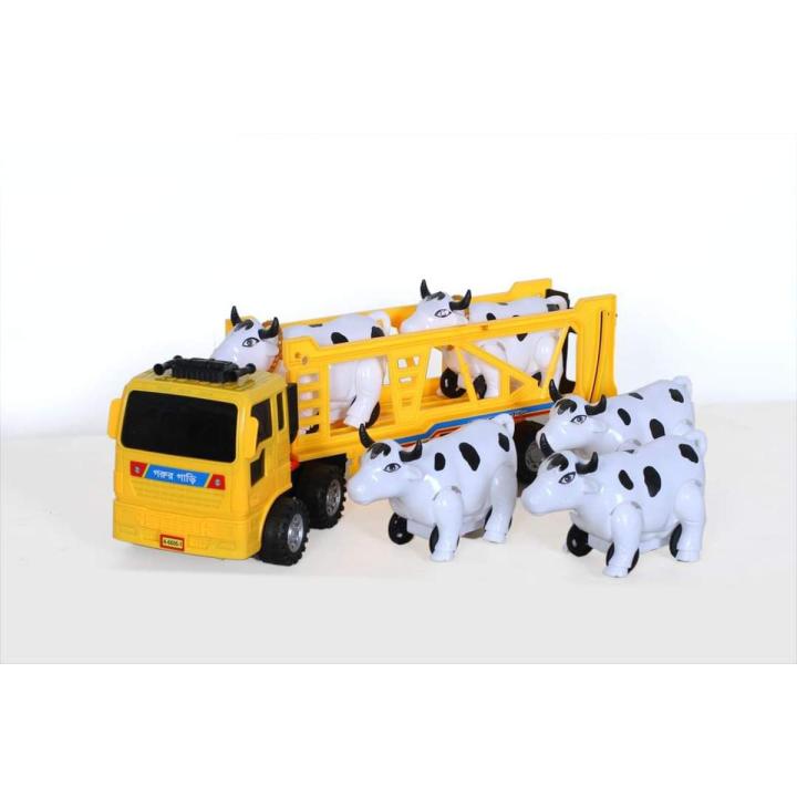 Toy cow Lorry cars Friction | Daraz.com.bd
