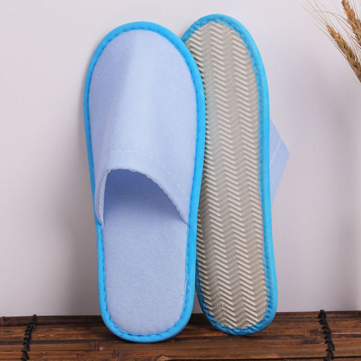 1 Pair One Time Use Hotel Slippers High Quality Closed Toe Non-slip ...