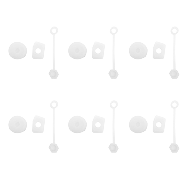18 PCS Spill Stopper Set Silicone Transparent-White for Quencher H2.0 ...