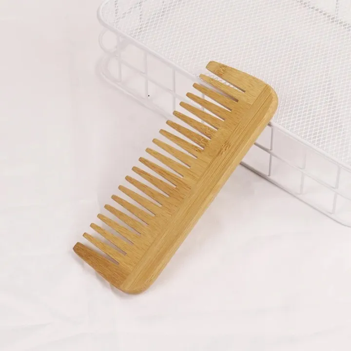 【hot】 Custom Personalized Wide Tooth Comb Eco-Friendly Bamboo Wooden ...