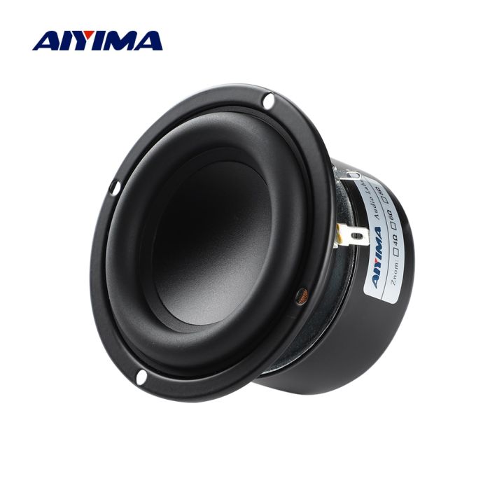 AIYIMA 3 Inch Subwoofer Speaker 4 8 Ohm 25W Small Steel Cannon Audio Sound Speaker High Power ...