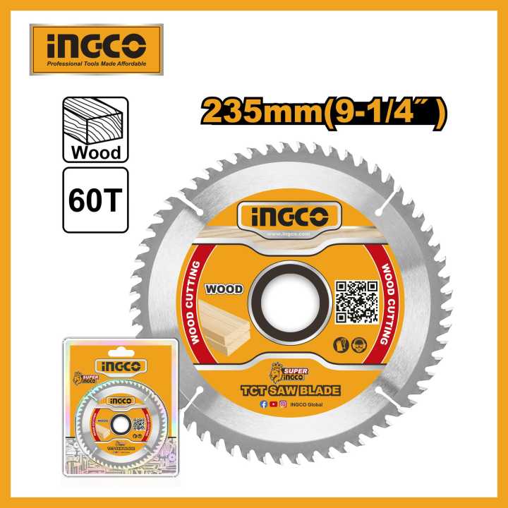 CIRCULAR SAW BLADE-9"-60T-INGCO TSB123523 | Daraz.com.bd
