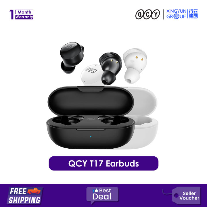 QCY T17 Bluetooth 5.1 Touch Control Low Latency Wireless Earbuds for Game | Daraz.com.bd