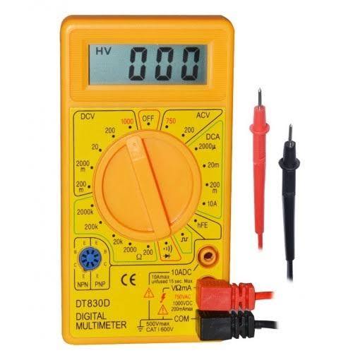 Digital Multimeter, Handheld Digital Multimeter LCD Backlight Portable ...
