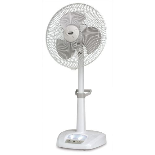 Sunca 16” Rechargeable Stand Fan | Adjustable Stand Charger Fan | Up to ...