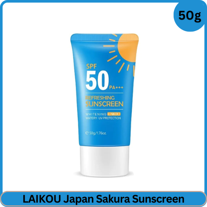 Laikou Refreshing Sunscreen SPF50PA+++ - 50G | Daraz.com.bd