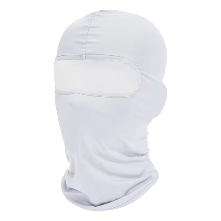 Full Face Cover Anti-UV Breathable Neck Full Mask White | Daraz.com.bd