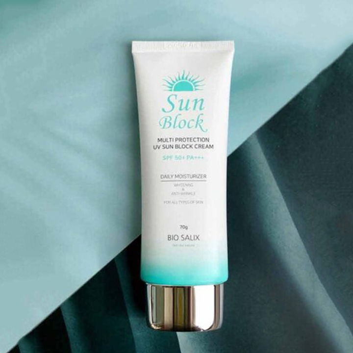 Bio Salix - Sun Block Multi Protection Uv Sun Block Cream Spf 50+ Pa ...