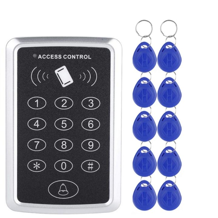 125KHz RFID Access Control Keypad Card Reader Door Lock Opener | Daraz ...