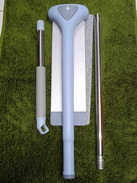 Mop New 42CM aluminum alloy panel flat mop for lazy people without hand ...