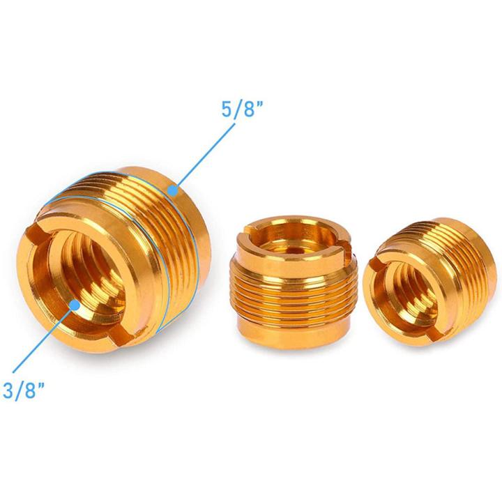 1 Pieces 5/8 Inch Male to 3/8 Inch Female Screw Adapter Threaded Nut ...