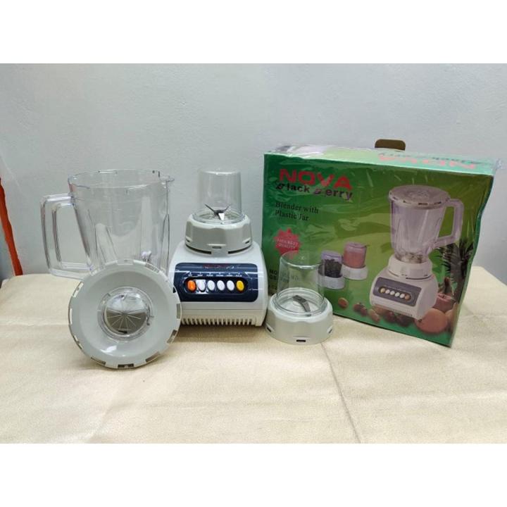 Nova Blackberry Blender-3 IN 1. Nova Electric Blender Plus Mixer ...