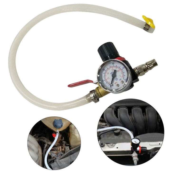 Car Cooling Radiator Pressure Leak Tester Tank Fuel Tank Detector Meter ...