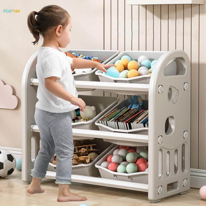 Kids Toy Storage Organizer with Bins for Kids Room Removable ...