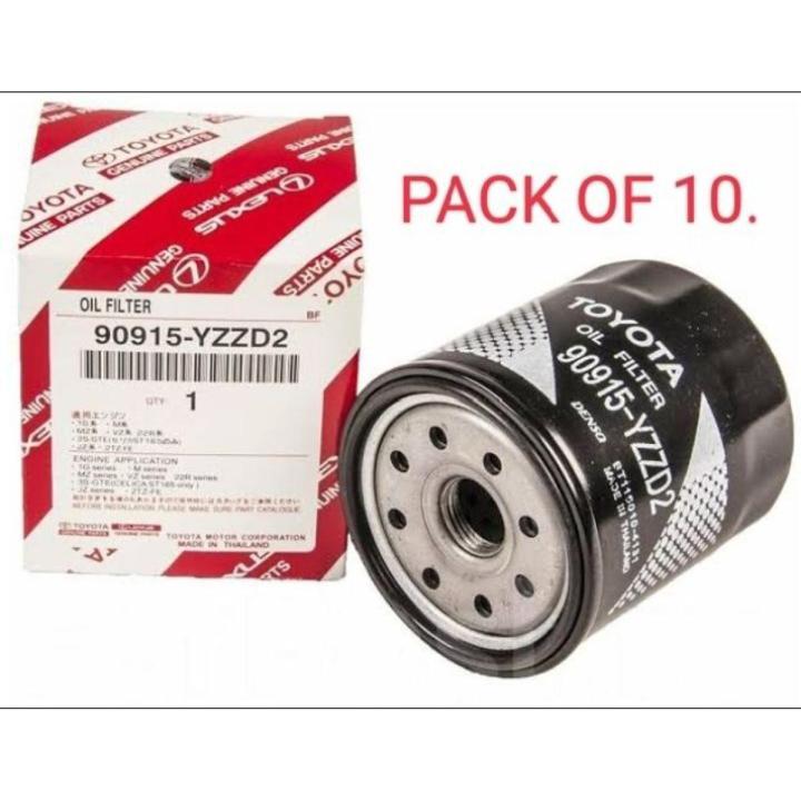 Oil Filter 90915-YZZD2 Pack Of 10 | Daraz.com.bd