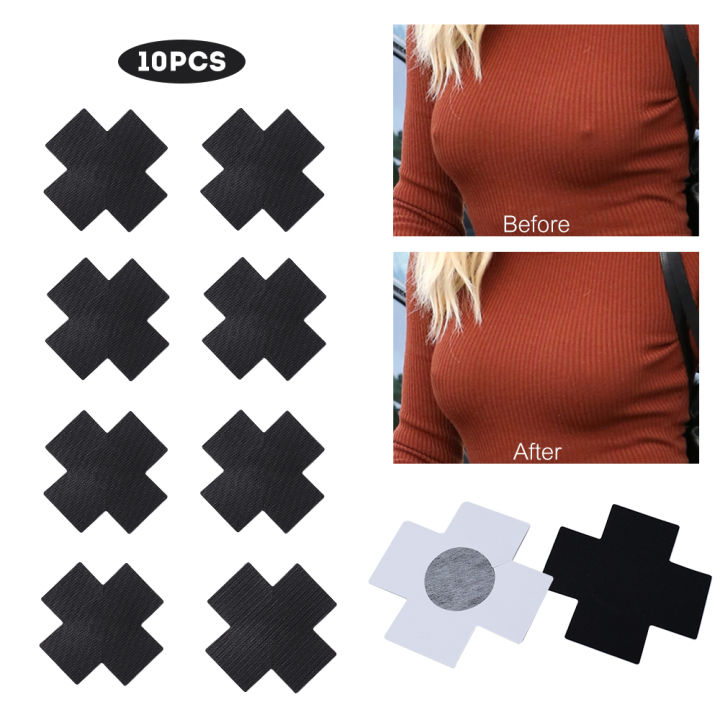 5/10Pair Women Invisible Silk Cloth Nipple Covers Breast Patch Self ...