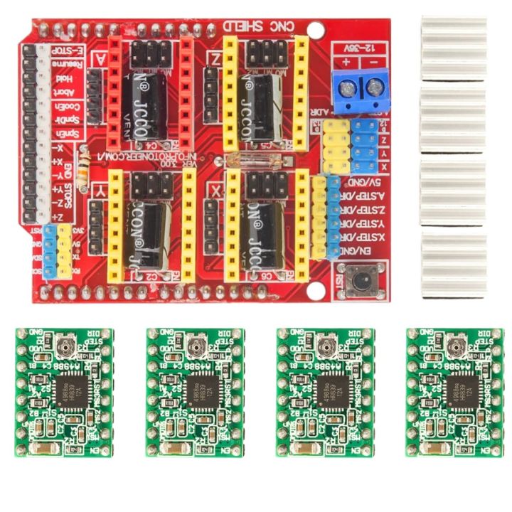 A4988 Steppera drivers Stepper with heat sink for 3D printer | Daraz.com.bd