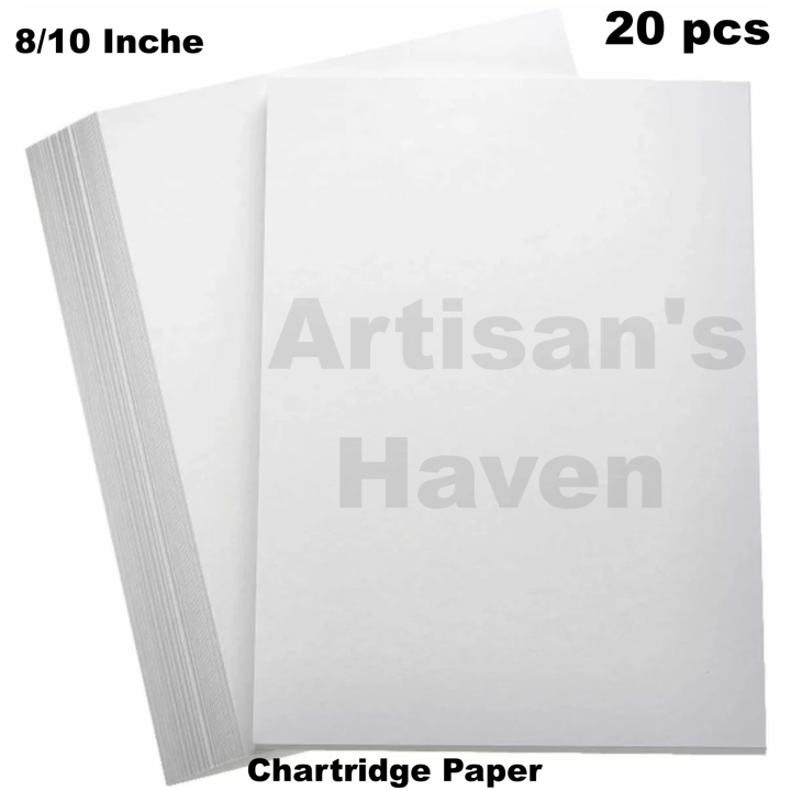 Artisan's Haven 8\10 inche Cartridge Art Sheets Watercolour Drawing ...