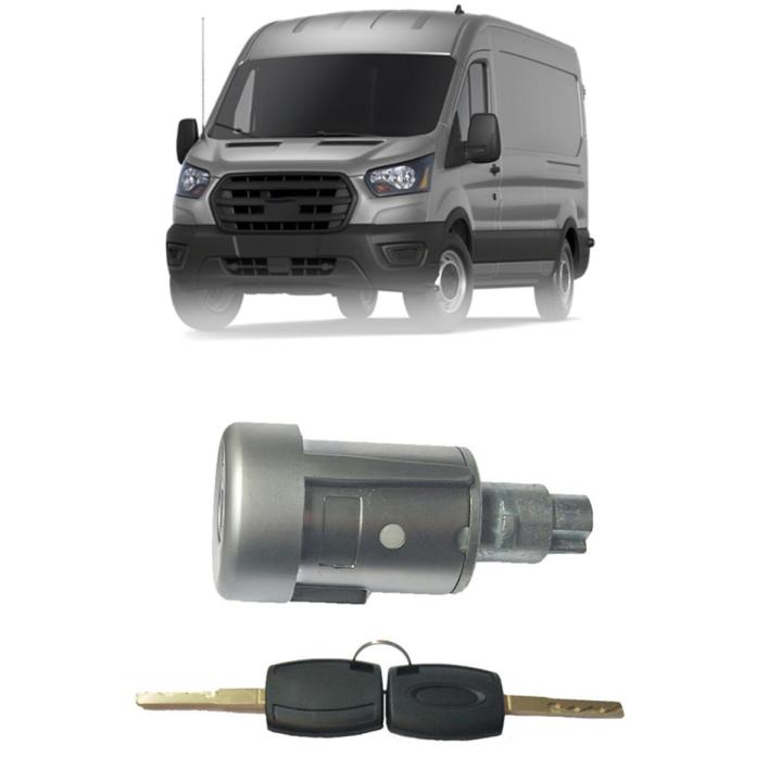 Ignition Barrel Lock Ignition Switch with 2 Keys Kits for Ford Transit ...