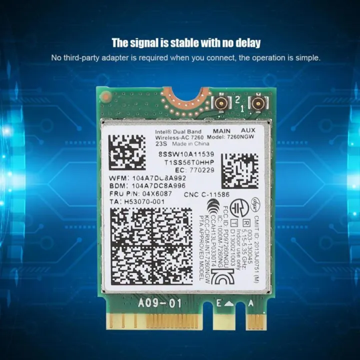 AdIntel 7260AC 7260NGW WIFI Moudle dual-band wireless network adapter ...