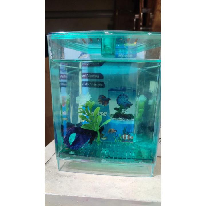 Betta House (Single House With Light) For Fish | Daraz.com.bd
