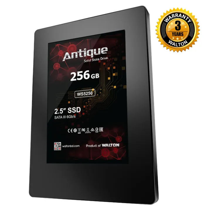 Walton Antique 256GB SATA III 6Gb/s 2.5 Inch SSD Black- WS5256 Brand ...