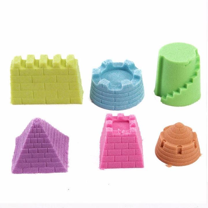 【Thriving】 6pcs/set Castle Sand Clay Mold Portable Baby Children Kids ...