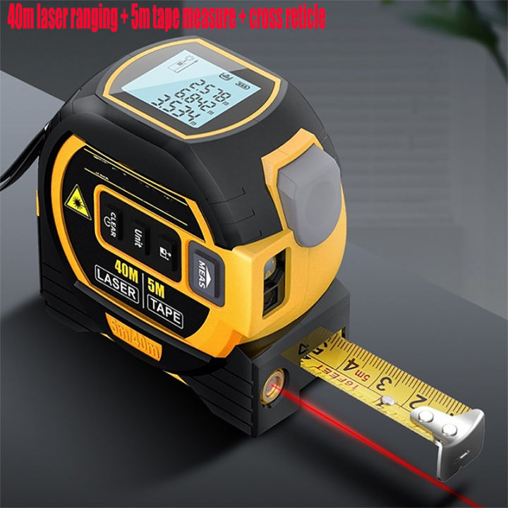 Mileseey DT11 Laser Tape Measure,40M 2 In 1 Digital Laser Meter ,Laser ...