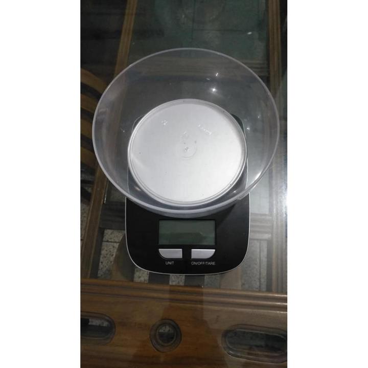 Digital Kitchen Scale 5 KG - Grey | Daraz.com.bd