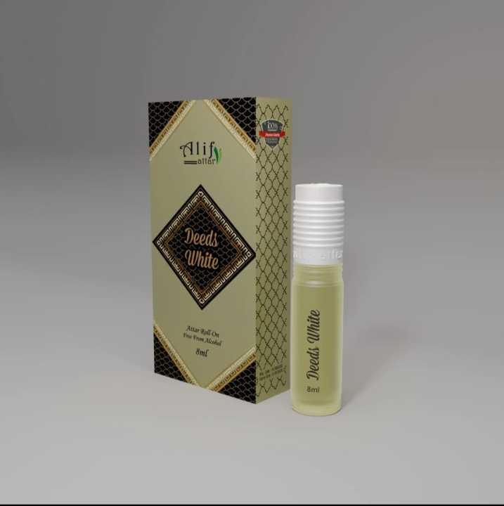 Deeds White By Alif Attar Long Lasting Roll On Non Alcoholic Perfume ...