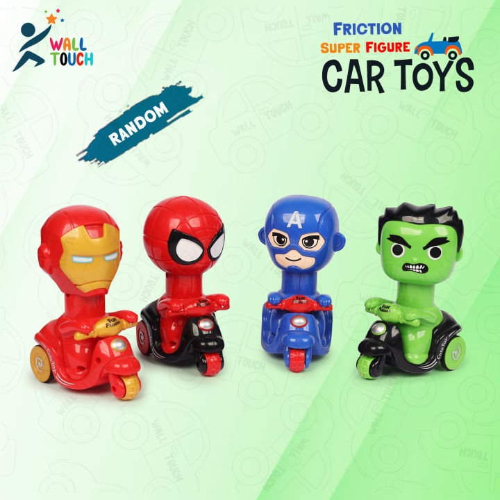 Friction powered Super Figure Toys Mini Car For Kids | Daraz.com.bd