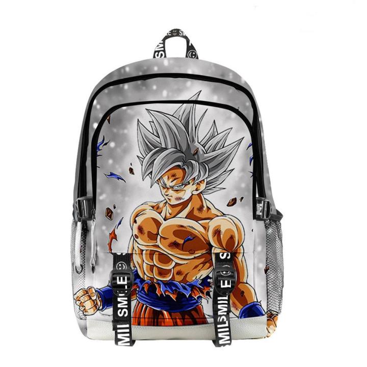Anime Goku Men Women Backpack Fabric Oxford School Bag 3D Style ...
