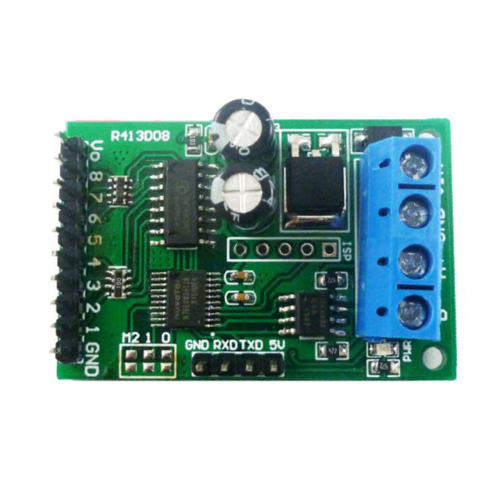 6-24V RS485 RS232(TTL) PLC Modbus Rtu Module 8Ch IO Control Switch Board for Relay Industrial ...