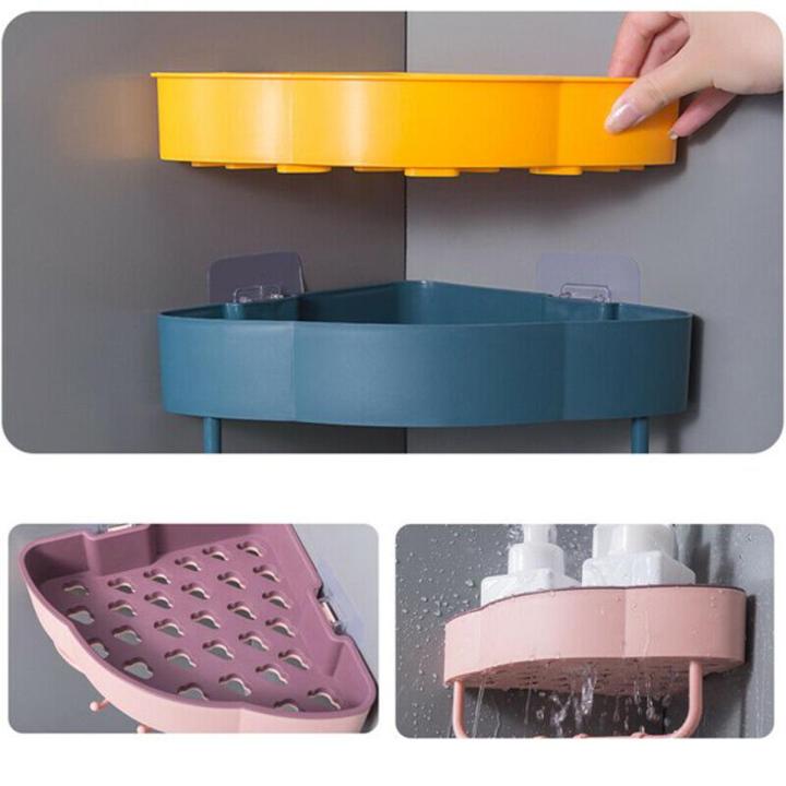Multipurpose Premium Plastic Corner Shelf/Bathroom Corner/Kitchen Shelf ...