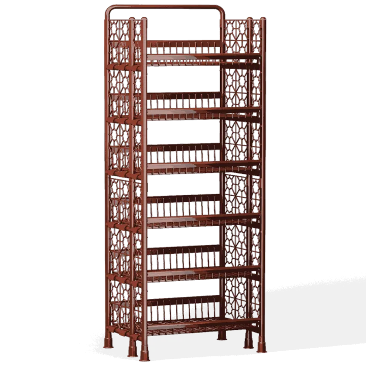 Akij Stacko-Rack-Multipurpose Self-6 Steps-Wooden Lacquer | Daraz.com.bd