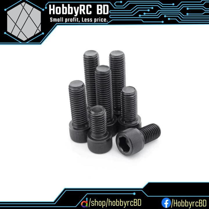 5Pcs M8 High Strength Bolt Cup Head Screws 10.9 grade | Daraz.com.bd