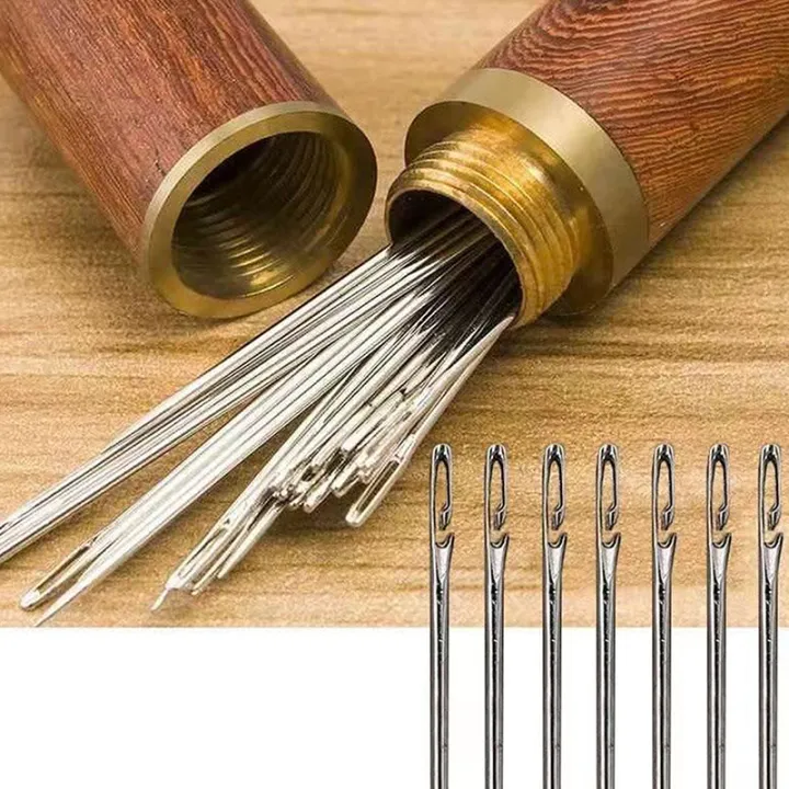 【In-demand】 Blind Sewing Needles Side Hole Elderly Self Threading ...