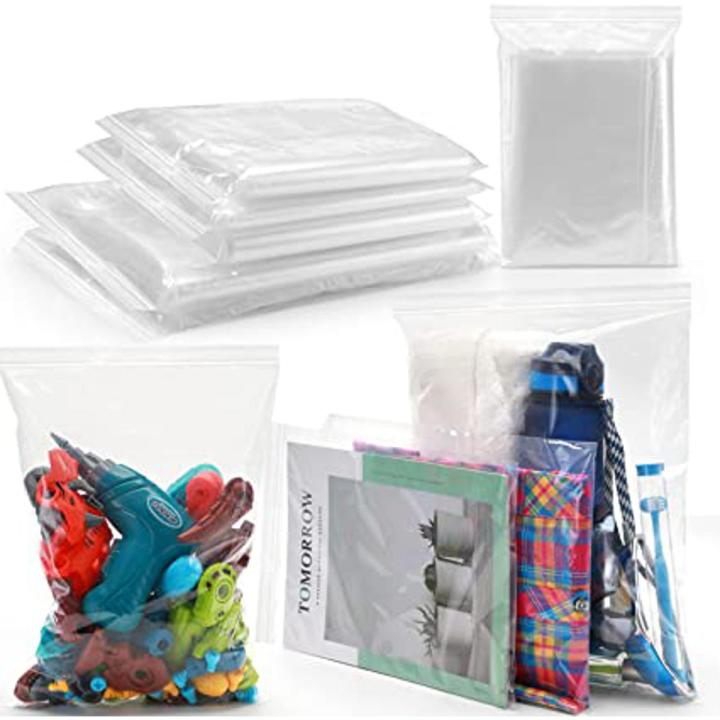 Resalable 7"X10" pack of 50 pcs Clear Zipper Poly Bag Zip Lock best ...