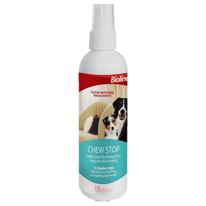 Bioline Chew Stop Dog Spray Natural Extracts 120 ml | Daraz.com.bd