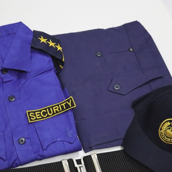 Security Guard Uniform Full Set - Night Guard Dress - Security Guard ...