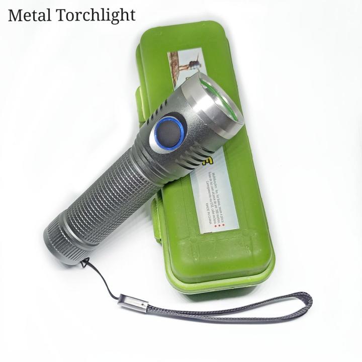 Metal Body High Power Long Distance Rechargeable Three Modes Portable ...