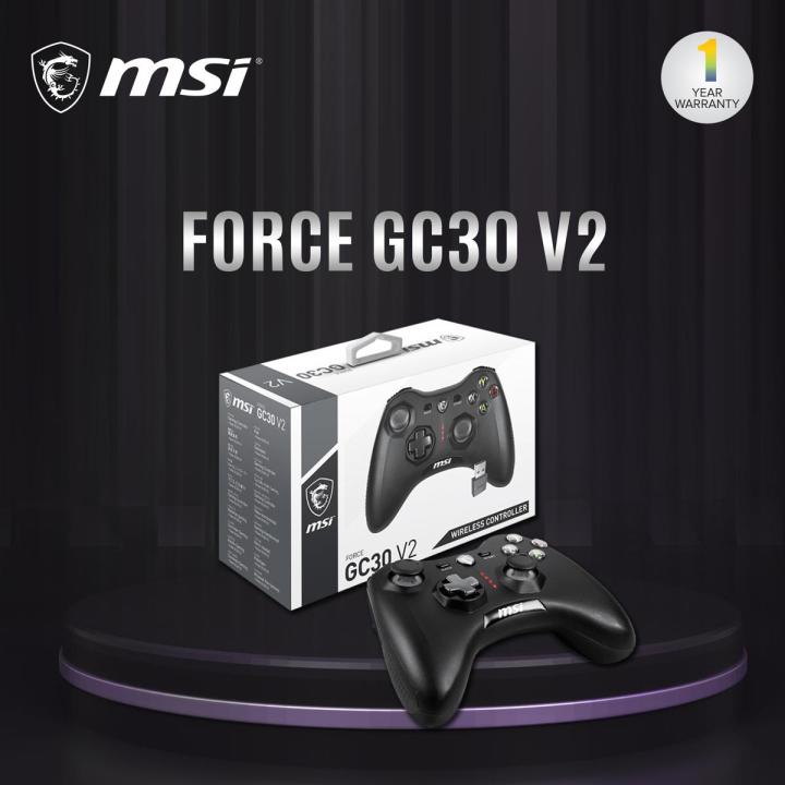 MSI FORCE GC30 V2 Black Wireless Gamepad | Daraz.com.bd