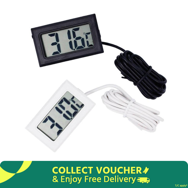 Digital LCD Display Temperature Meter Thermometer Temp Sensor | Daraz ...