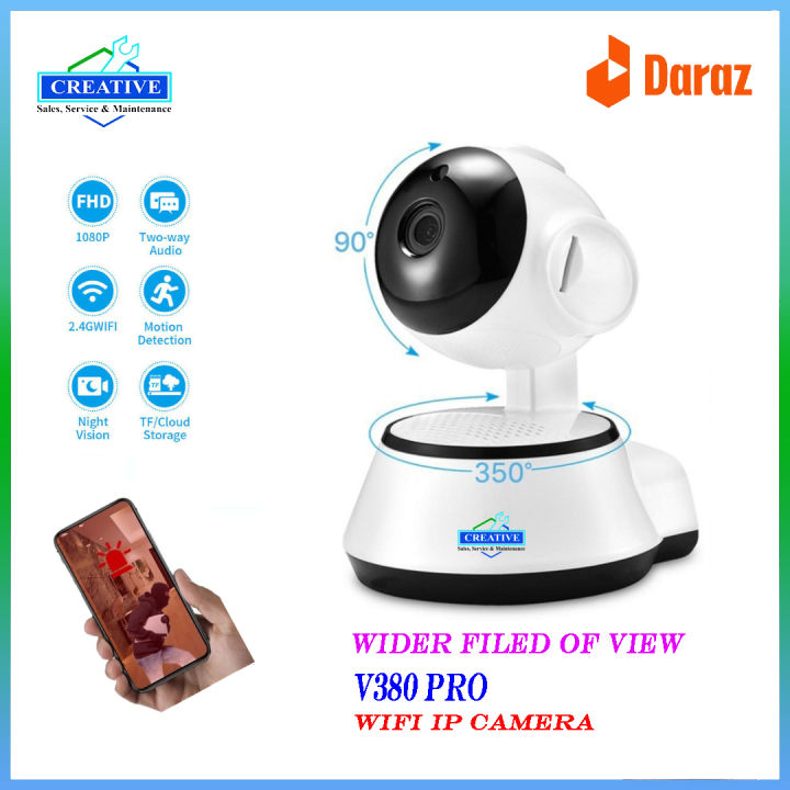 Mini Doll V380 WiFi IP Camera 360 Degree CCTV Camera, Wireless Mini CC ...